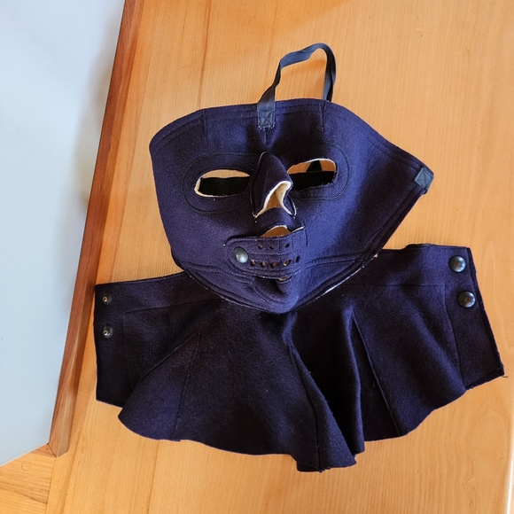 Accessories | Vtg Ww2 Us Navy Blue Extreme Cold Weather Face Mask Usn ...